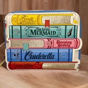 Loungefly | Bags | Disney Princess Books Classics Crossbody Bag And ...